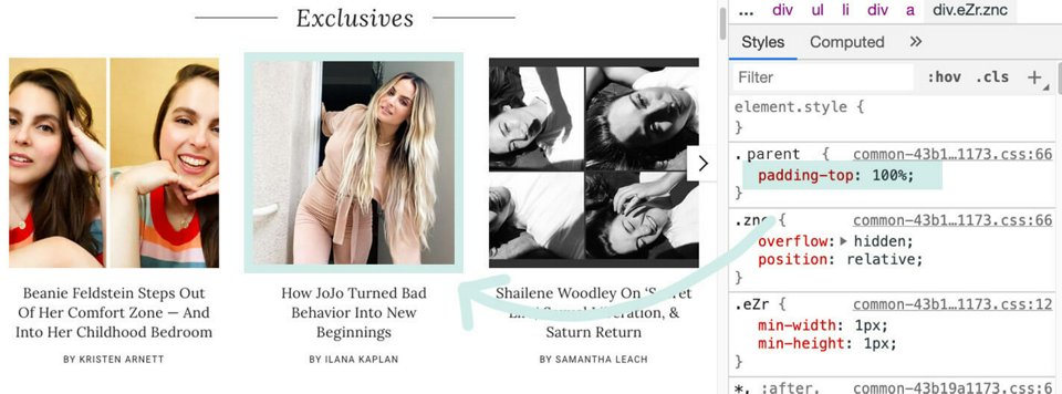 The CSS aspect-ratio property | Articles | web.dev