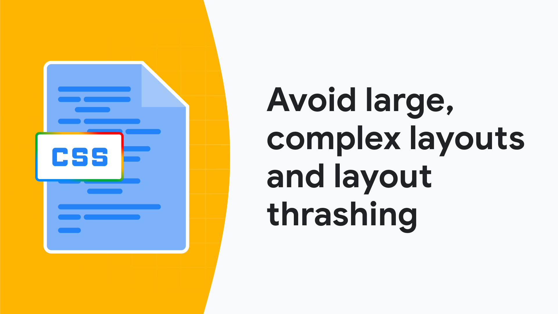 Evite layouts grandes e complexos e a troca frequente de layouts | Articles | web.dev