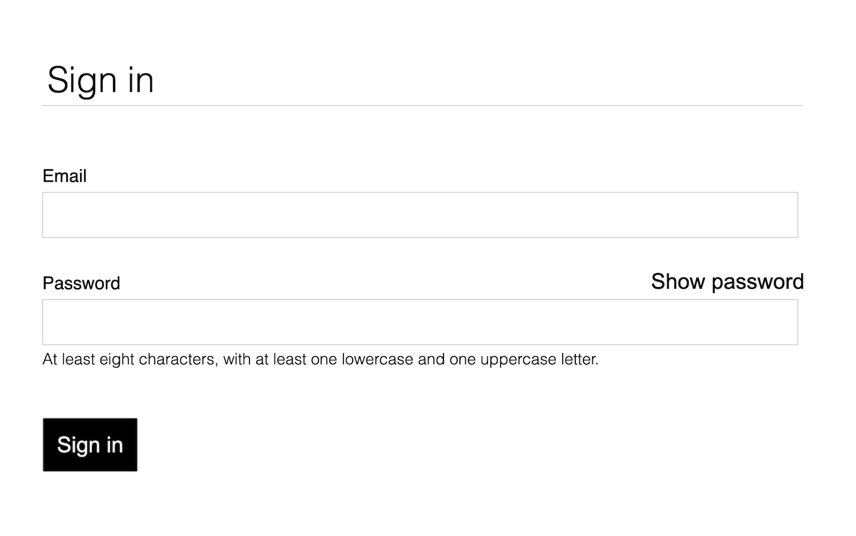 Use cross-platform browser features to build a sign-in form | web.dev