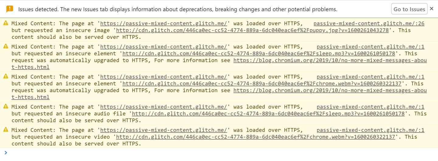 Fixing mixed content | Articles | web.dev