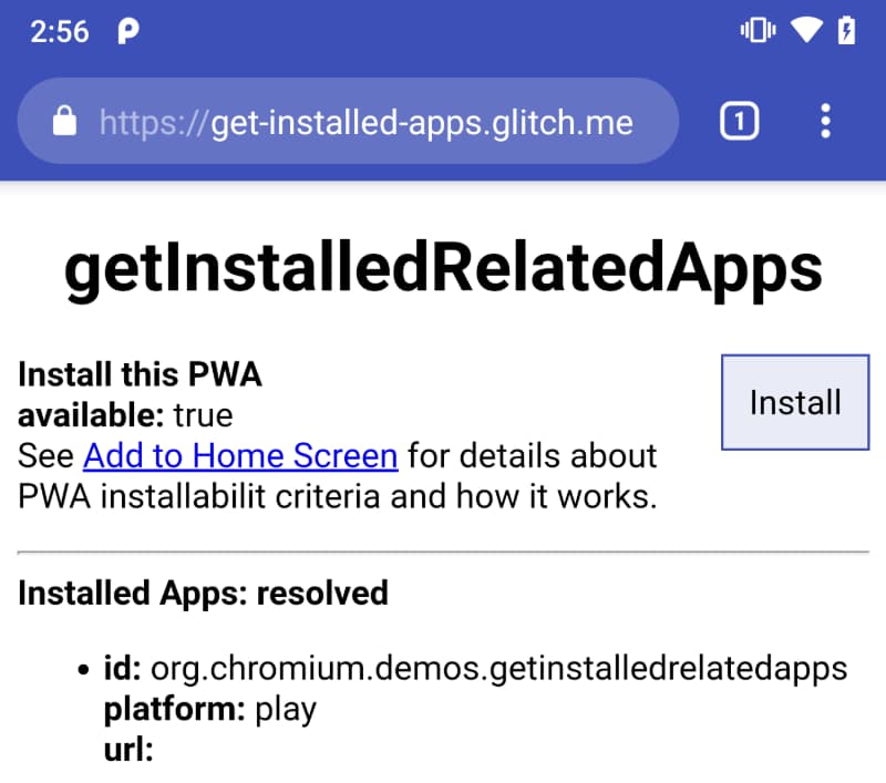 アプリはインストールされていますか？ getInstalledRelatedApps（）が教えます！ | web.dev