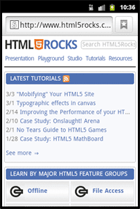 Mobifying your HTML5 site | Articles | web.dev