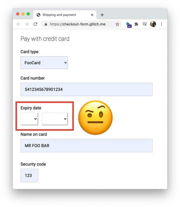 Payment and address form best practices | Articles | web.dev