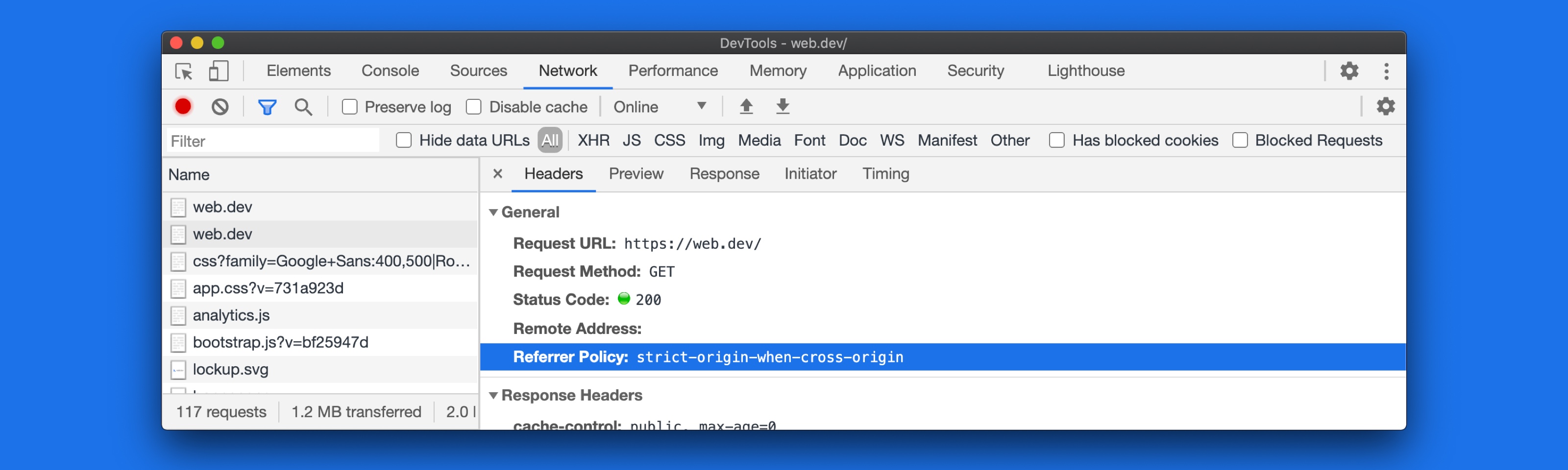 Prácticas recomendadas de Referrer-Policy y Referer | web.dev