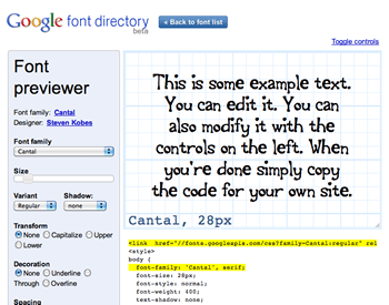 Quick guide to webfonts via @font-face | Articles | web.dev
