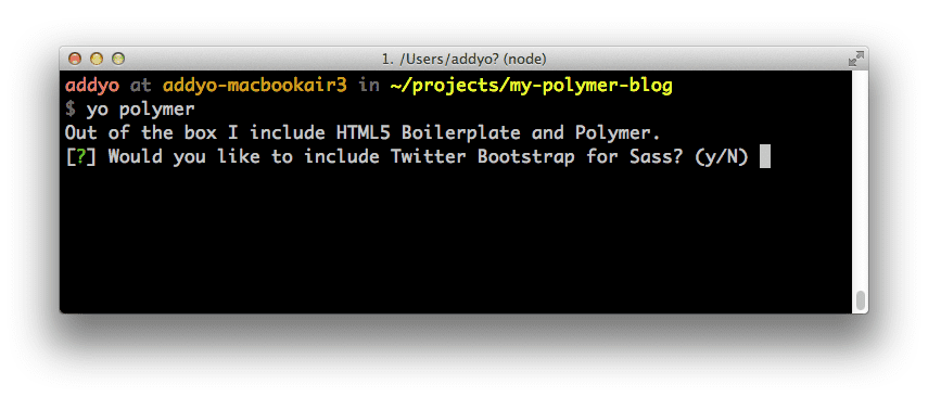 Cómo compilar aplicaciones web con Yeoman y Polymer | Articles | web.dev