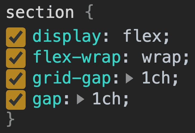 Chromium lands Flexbox gap | Blog | web.dev