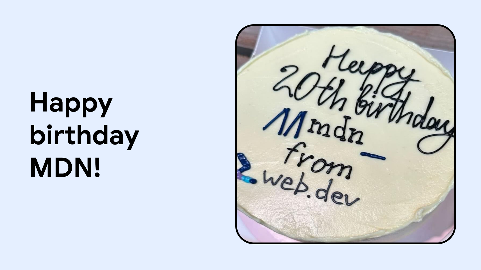 ¡Feliz 20º aniversario, MDN! | Blog | web.dev