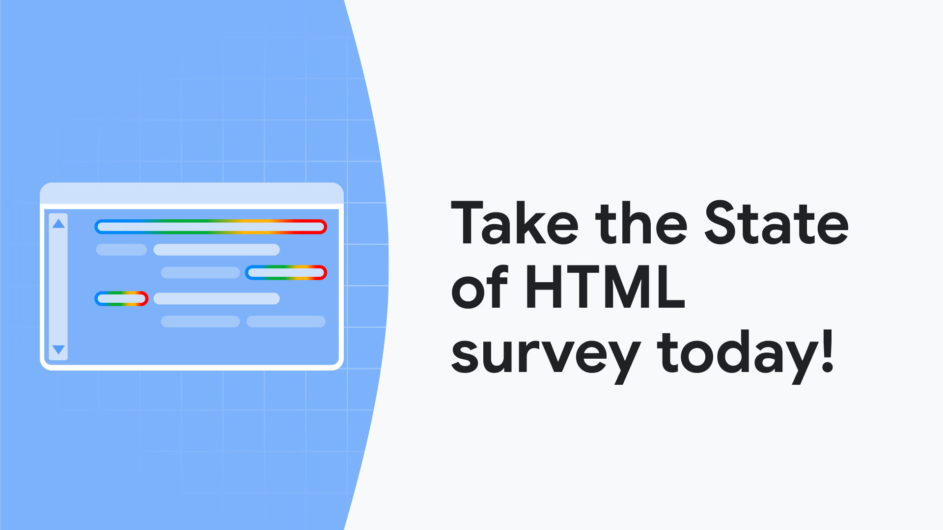 Responda à pesquisa State of HTML hoje | Blog | web.dev