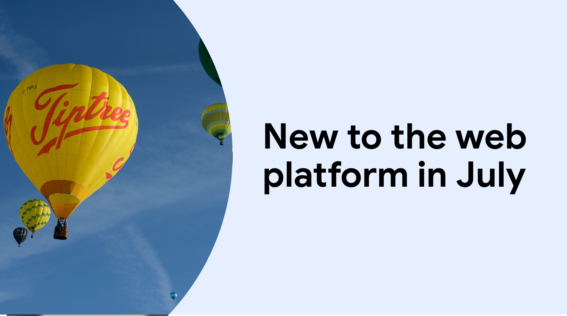 A plataforma da Web começou a ser veiculada em julho | Blog | web.dev